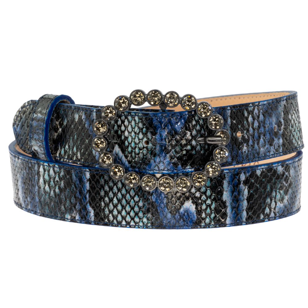 Ladies Brindle Oval Diamante Classic Belt Buckle (Fits: 30mm Belt ...