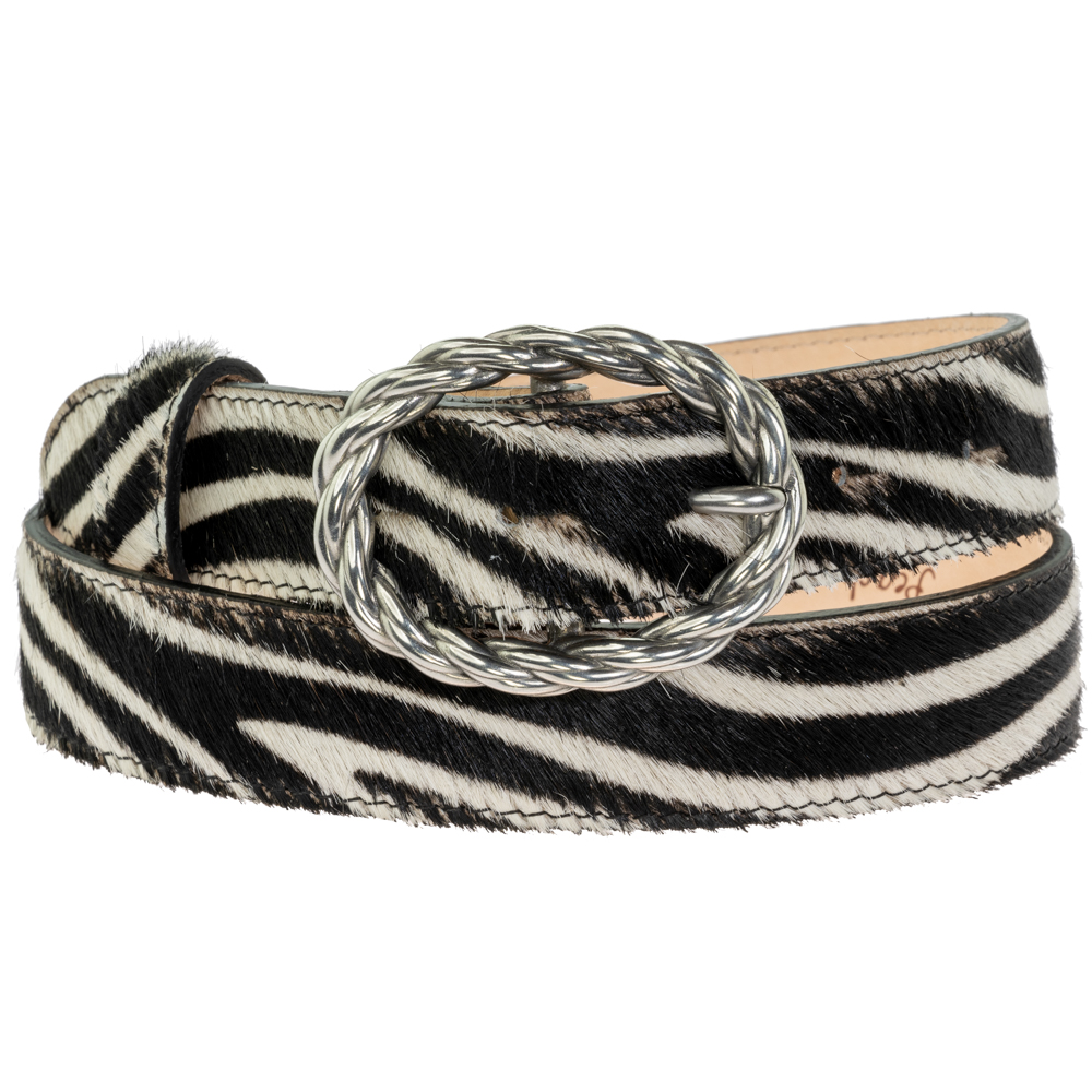 30mm Silver Rope Buckle - Peachy Belts