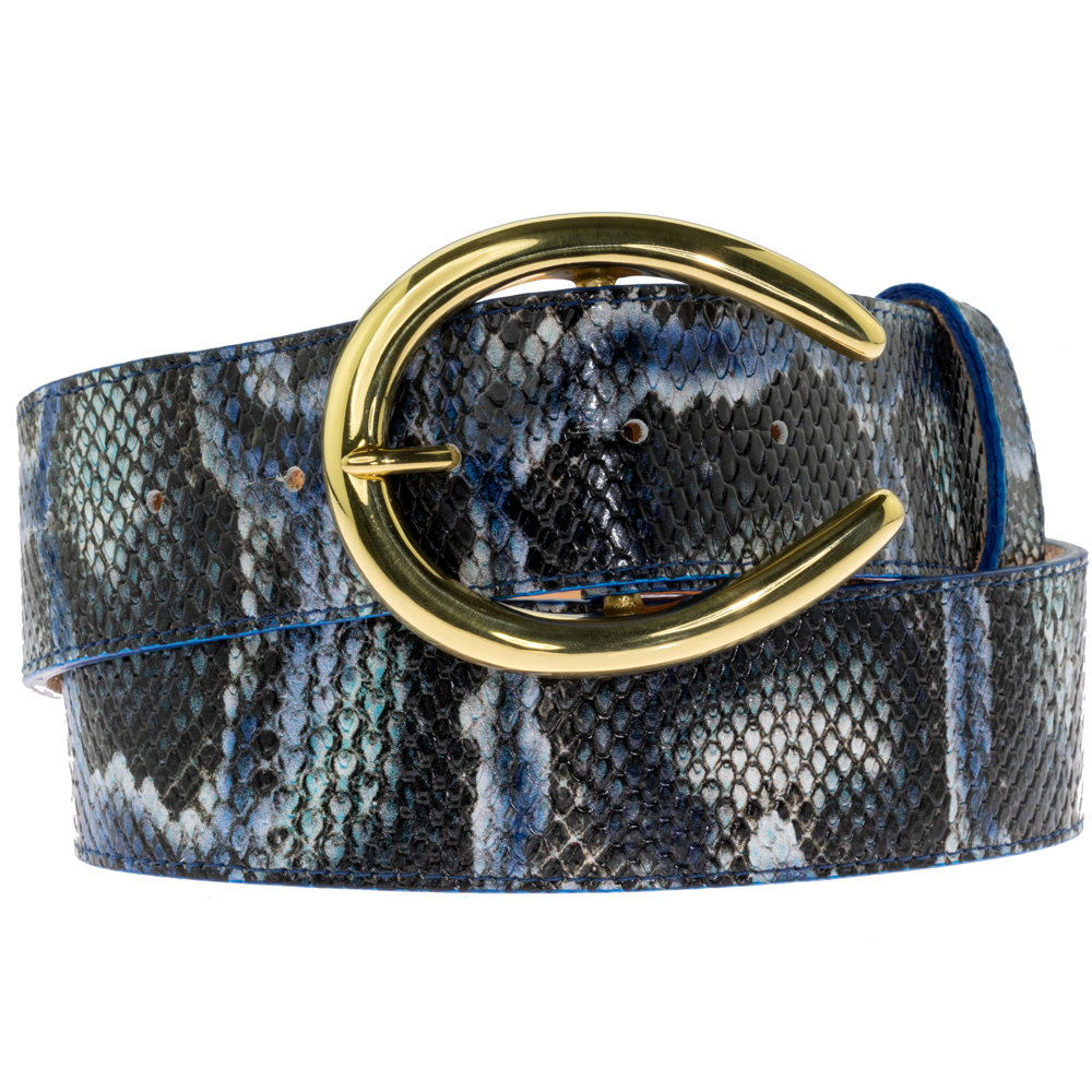 Gold Horseshoe Buckle - Peachy Belts