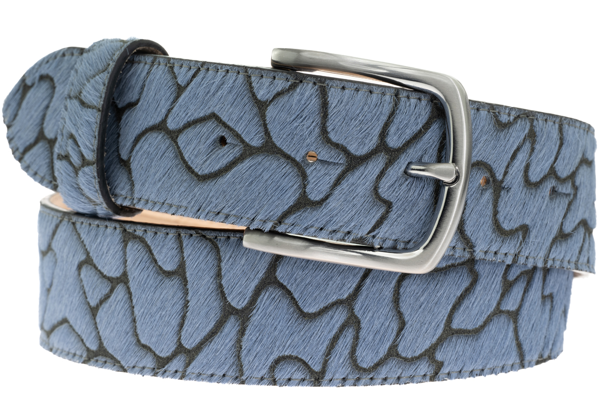 40mm Grey Pebble belt - Peachy Belts