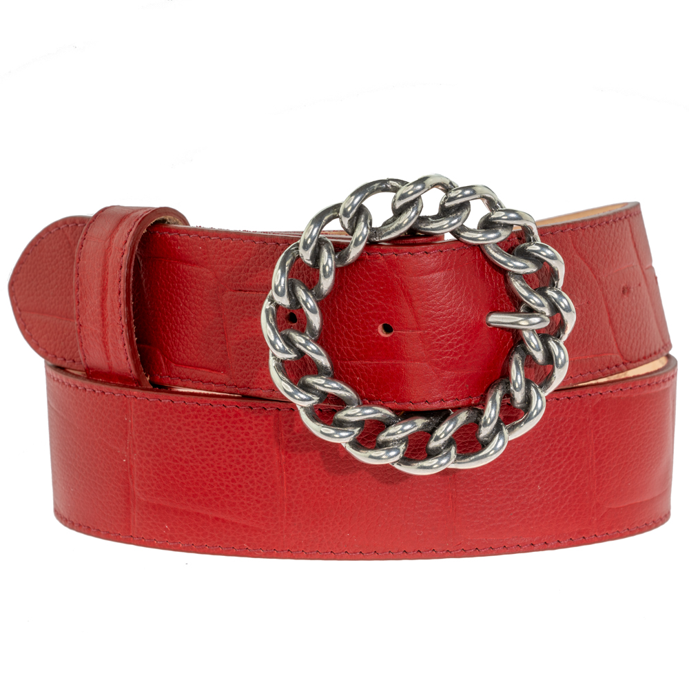 Gold Chain Buckle (Fits: 40mm Belt) - Peachy Belts