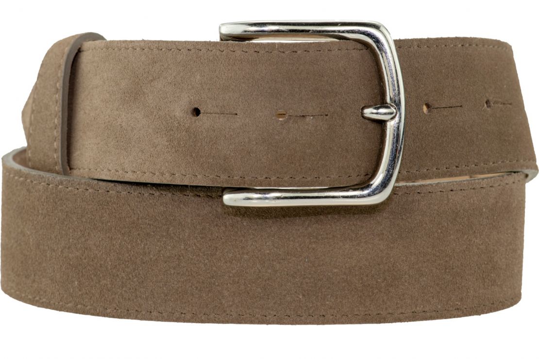 40mm Mink Suede Belt - Peachy Belts