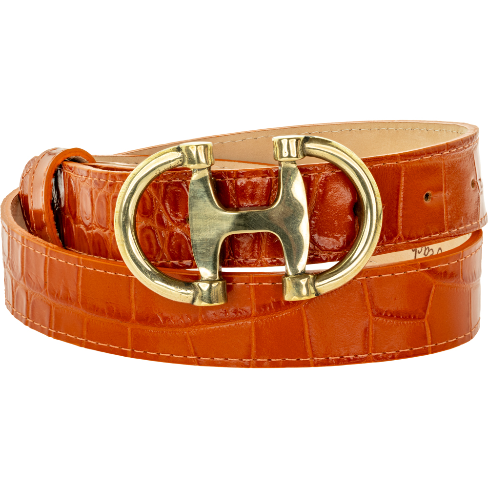 Gold 30mm Double D Buckle - Peachy Belts