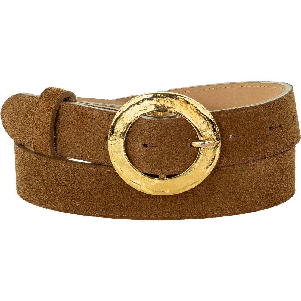 30mm Gold Hoop Buckle - Peachy Belts