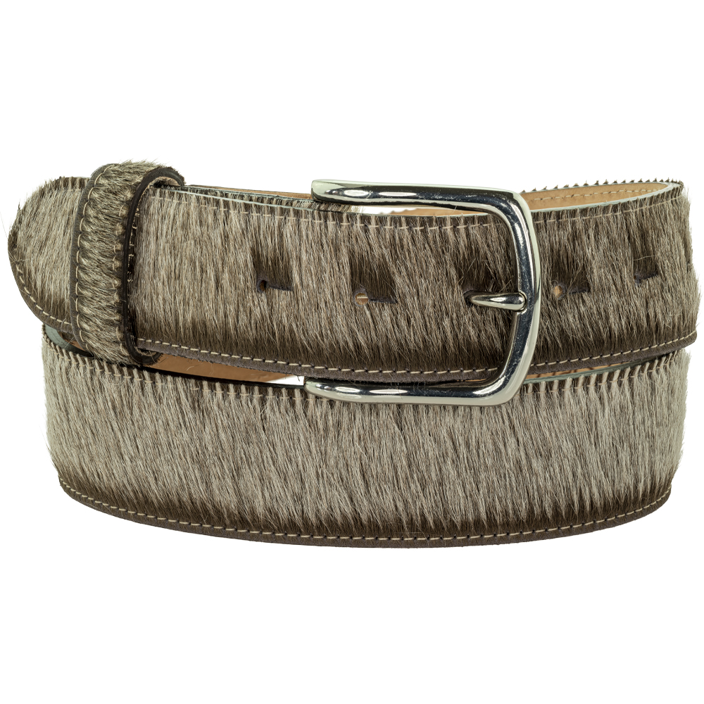 40mm Brindle Cowhide Belt with detachable buckle - Peachy Belts